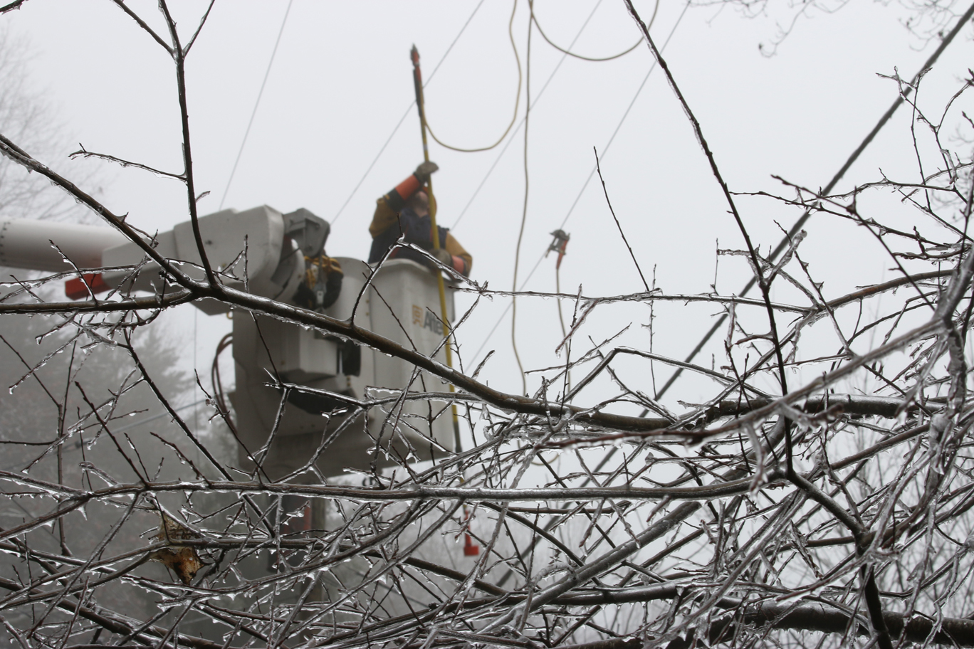 Power restoration efforts continue after ice storm - WV MetroNews