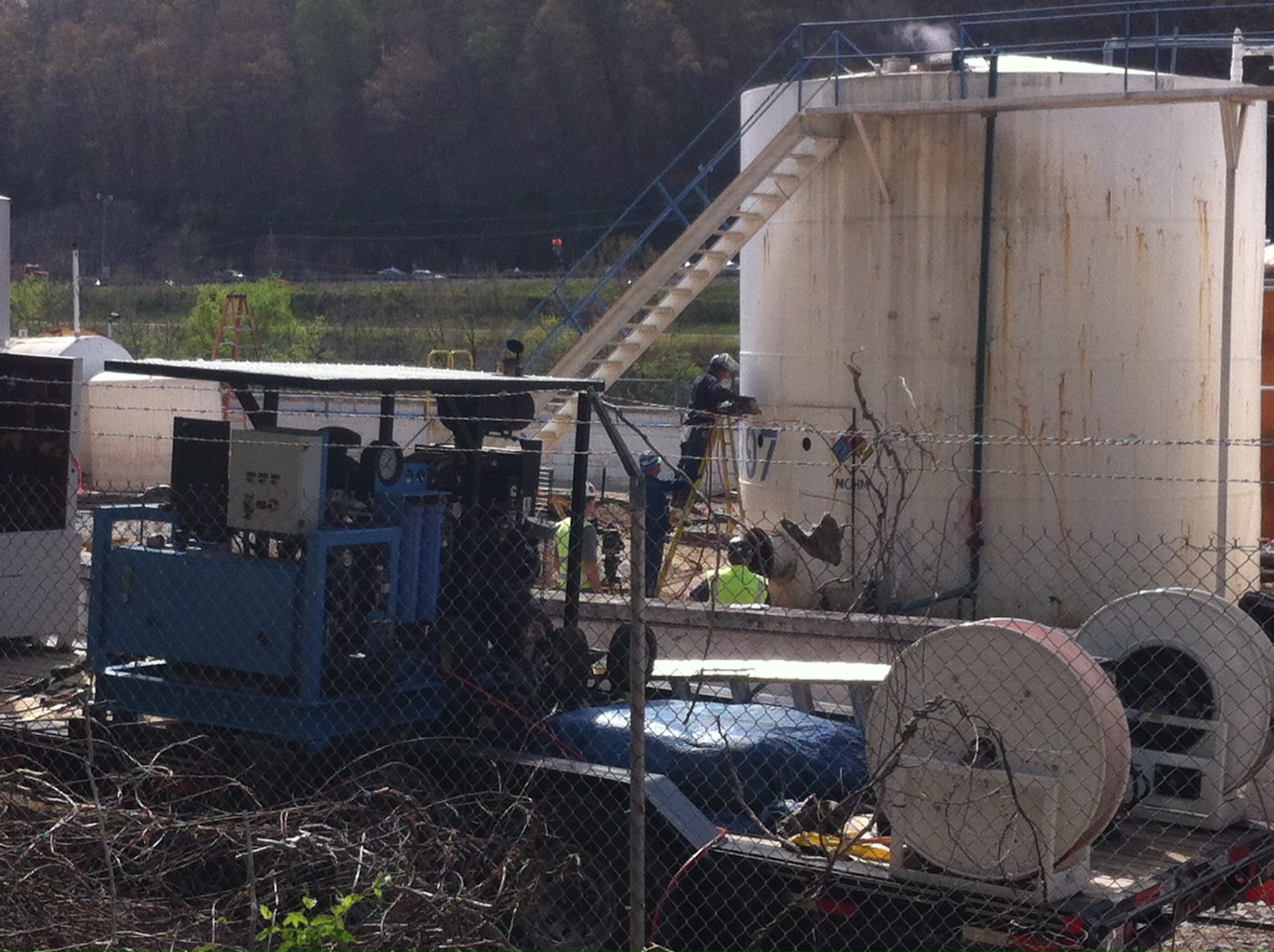 Freedom tank taken apart - WV MetroNews