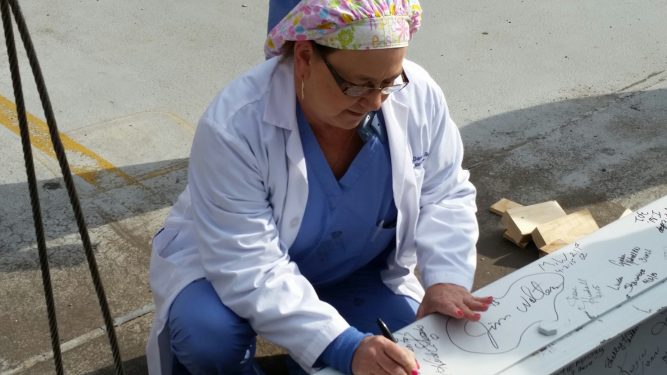 Final steel beam in place for CAMC Memorial expansion project - WV ...