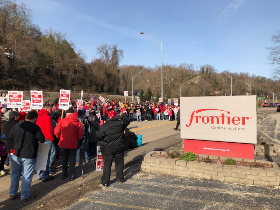Frontier employees hit picket lines for second day - WV MetroNews