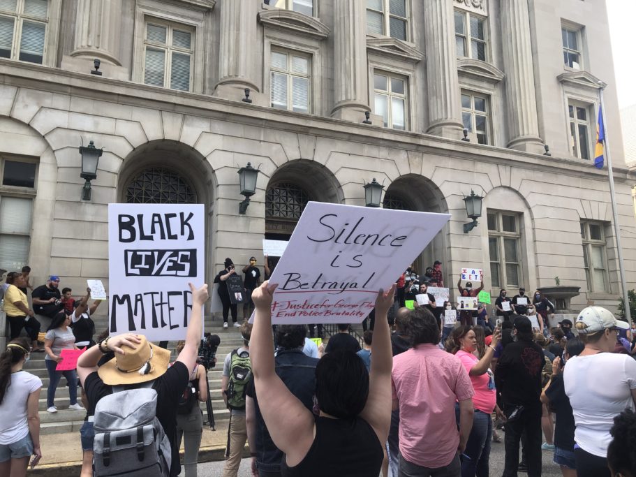 Peaceful protests over death of George Floyd, social injustice crowd ...