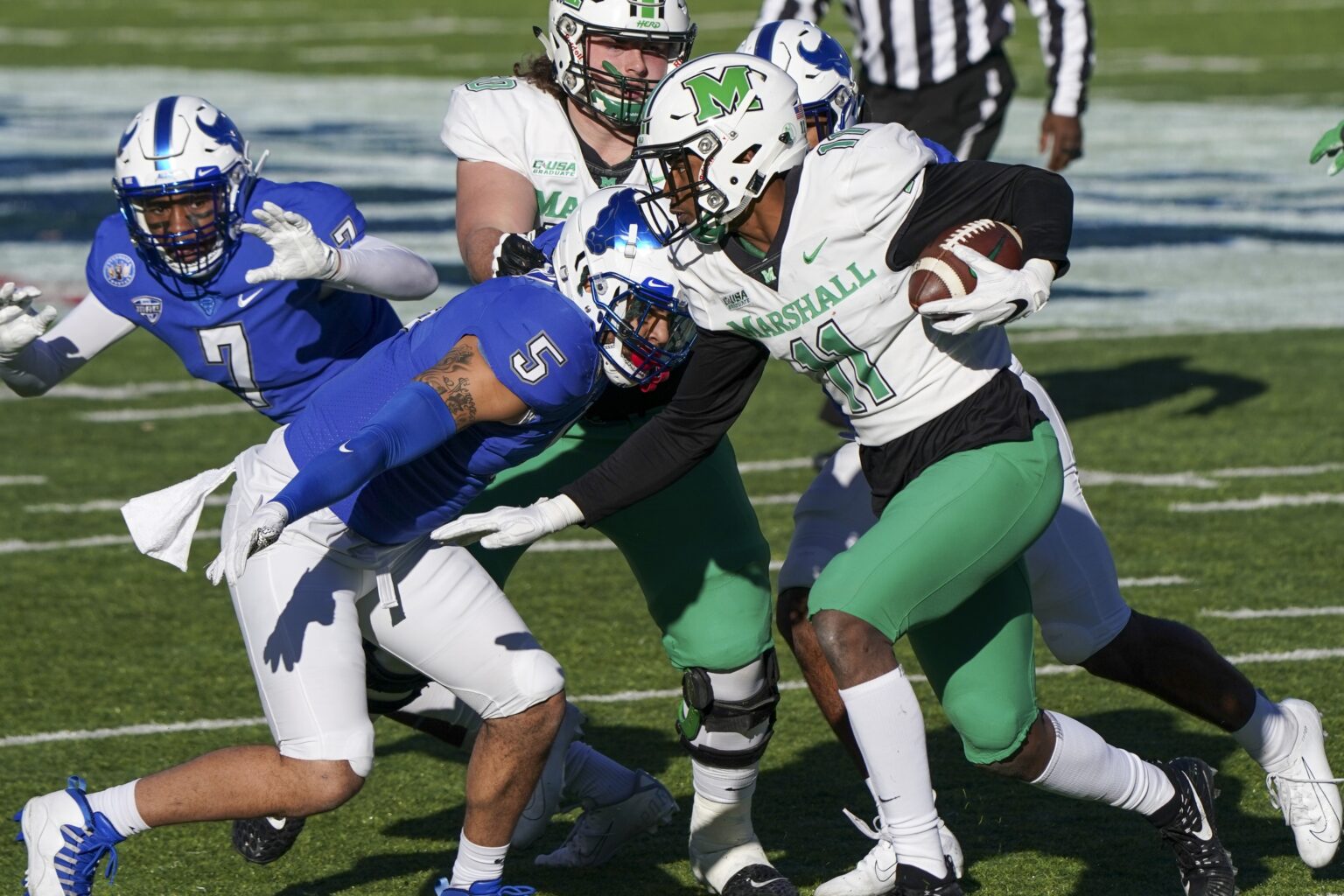 Late TD pushes Bulls past Marshall in Camellia Bowl - WV MetroNews