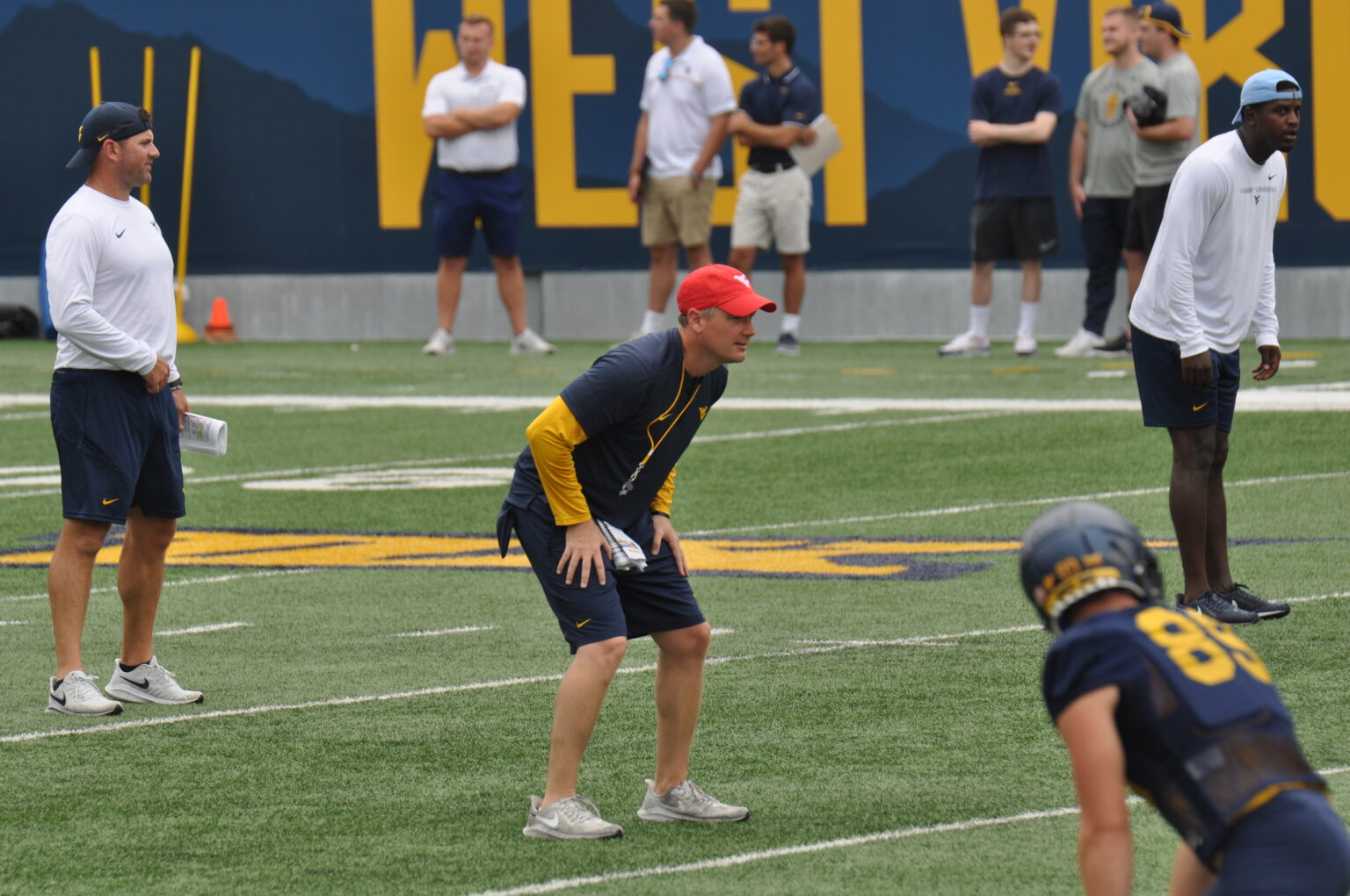 Video & Photo gallery: WVU hosts open practice at Milan Puskar Stadium ...