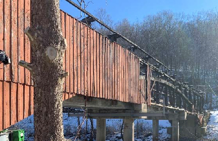 Carrollton Covered Bridge restoration project is underway - WV MetroNews