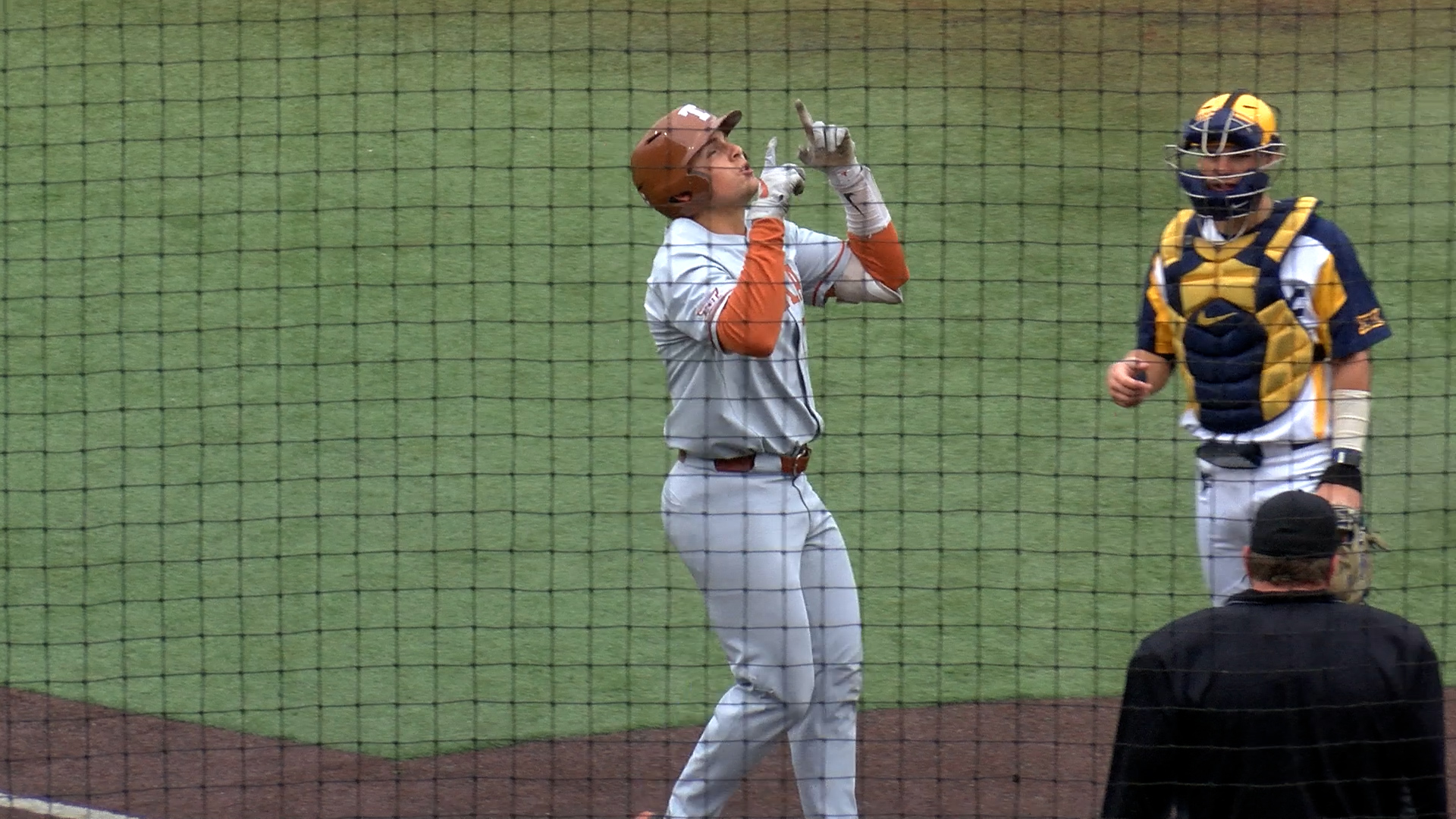 Jacob Watters K's 15, but Texas tops WVU 5-2 in opener - WV MetroNews