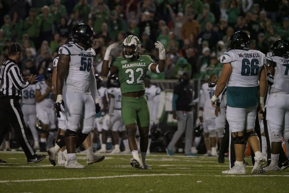 Strong start helps Coastal Carolina down Herd, 24-13 - WV MetroNews