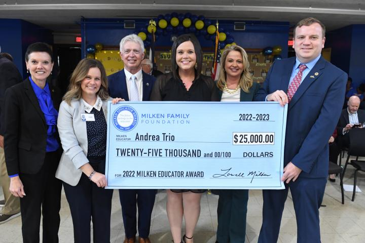 Ohio County principal earns national Milken Educator Award - WV MetroNews