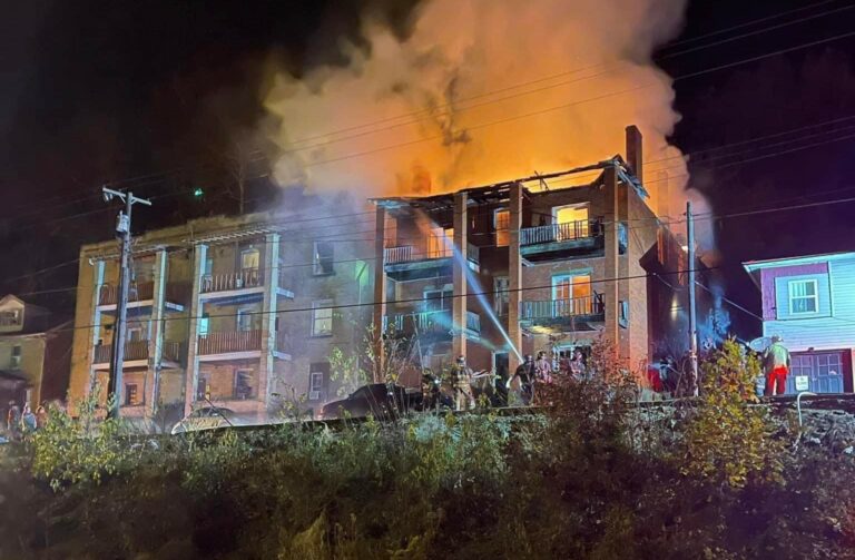 Late night fire destroys old apartment building in Logan - WV MetroNews
