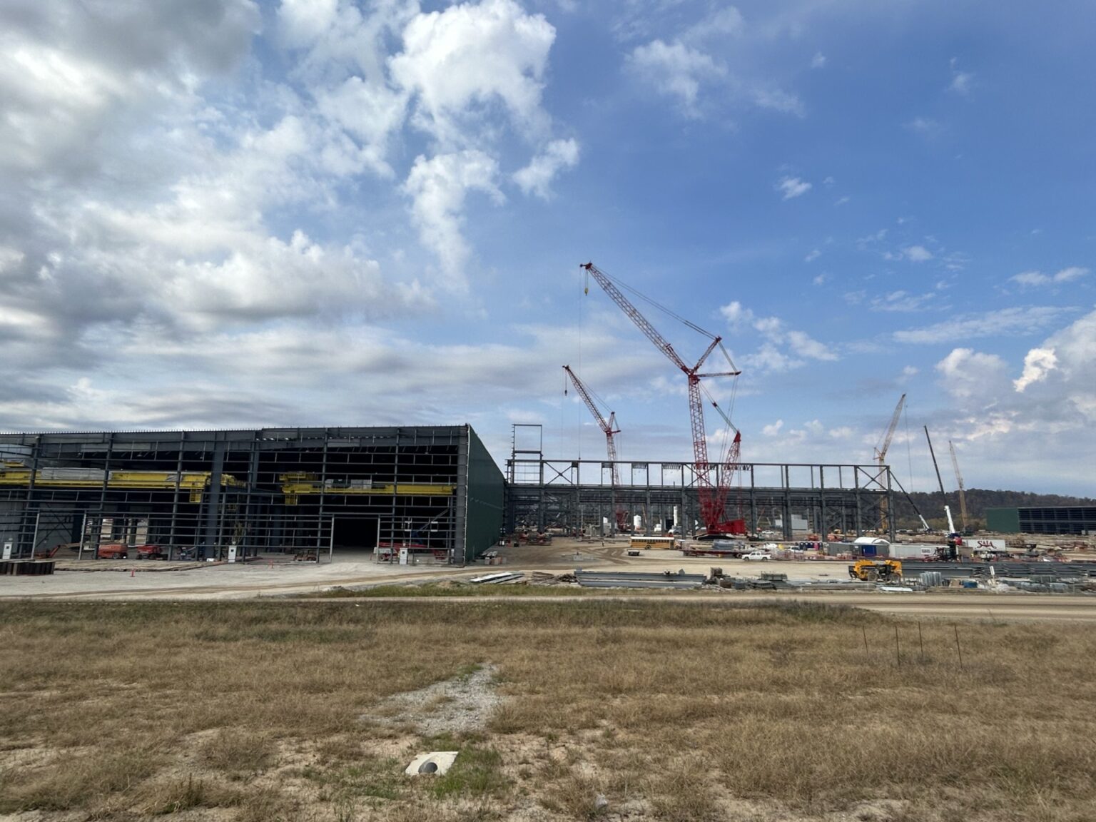 Nucor Steel is a third of the way toward completion of sprawling mill ...