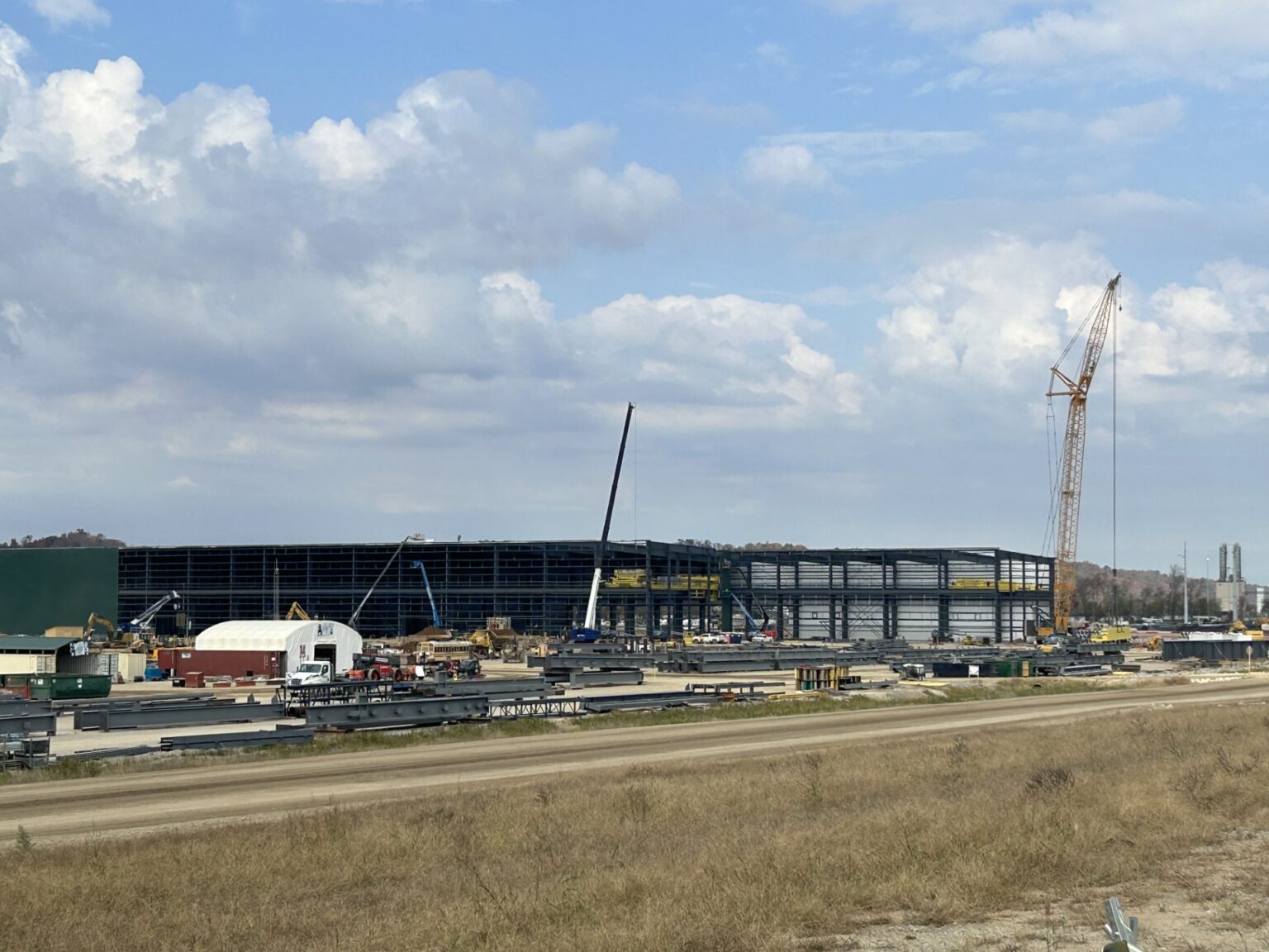 Nucor Steel is a third of the way toward completion of sprawling mill ...